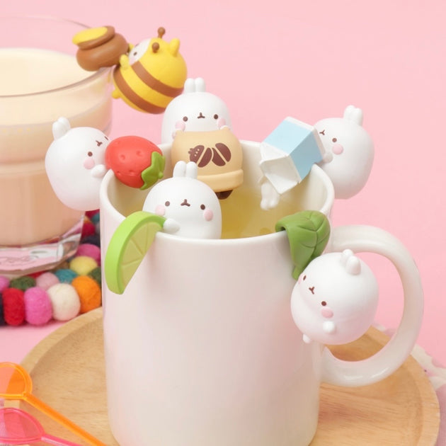 【Promotion】 Molang Rabbit - Afternoon Tea Series Cup Hanger Blind Box ...