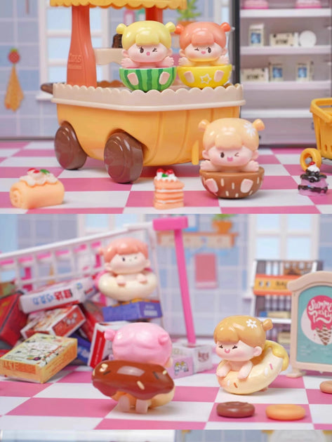 Summer Dessert Series Bean Charm Mini Blind Box Small Size Toy Figure ...