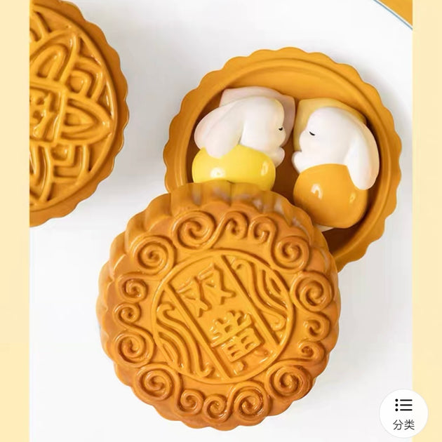 【2023 Mid-autumn Festival Limit】 Rabbit Mooncake Series Toy Figure ...