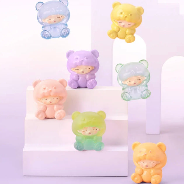Yumo Bean - Gummy Bear Series Charm Mini Blind Box Small Size Toy Figu ...