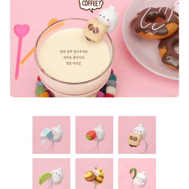 【Promotion】 Molang Rabbit - Afternoon Tea Series Cup Hanger Blind Box ...