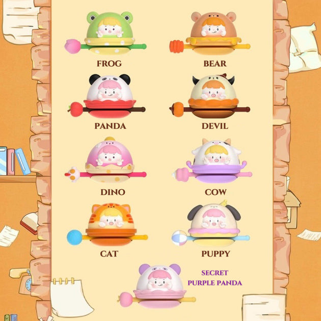 Tao Qi Bao - Wooden Fish Series Mystery Box Blind Box Toy Figure ...