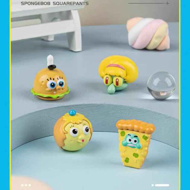 SpongeBob SquarePants Bean Charm Blind Bag Mystery Bag Mini Toy Figure ...