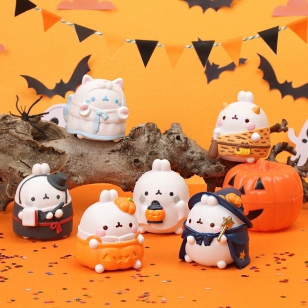 Molang Rabbit - Halloween Series Mystery Box Blind Box Toy Figure ...