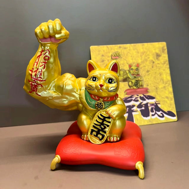 Muscle Cat - Catch Fortune Mystery Box Blind Box Toy Figure – Tintoyland