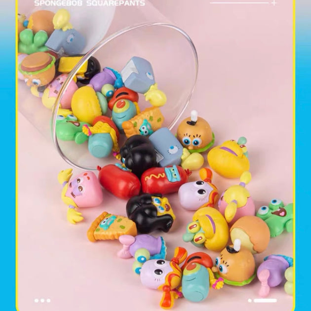 SpongeBob SquarePants Bean Charm Blind Bag Mystery Bag Mini Toy Figure ...