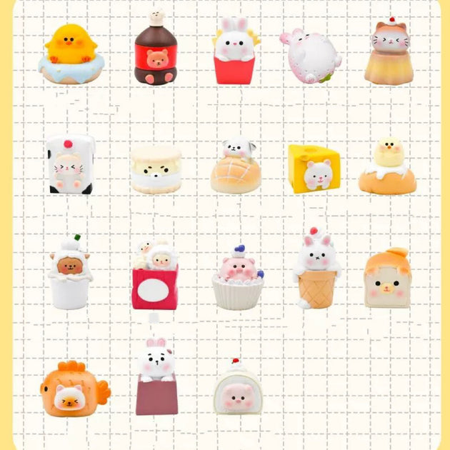 【095】 Meal of the Day 1 - Bean Charms Mystery Box Blind Box Toy ...