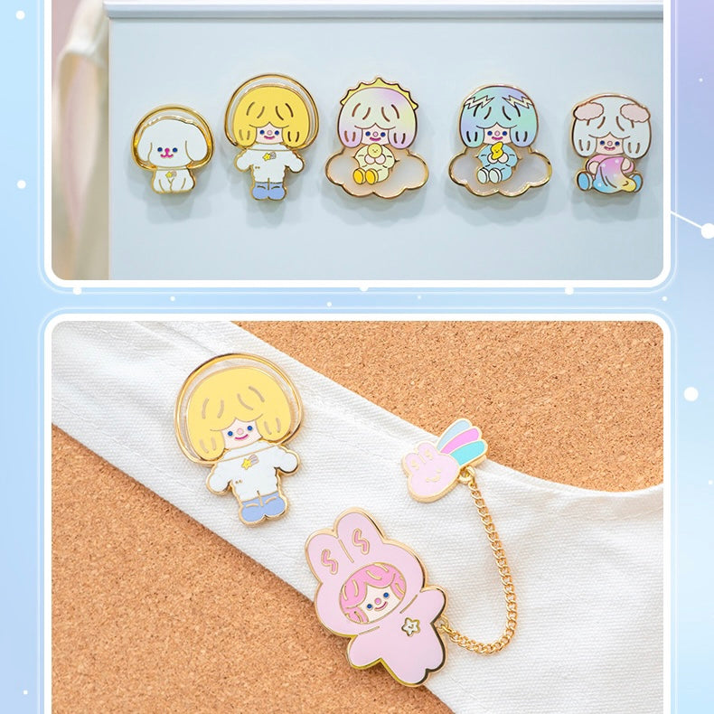 【Promotion】 RiCO Badge- Happy Cosmo Series Mystery Box Blind Box Badge ...