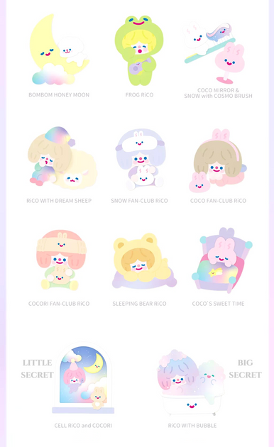 【Promotion】RiCO - Happy Dream Series Mystery Box Blind Box Toy Figure ...